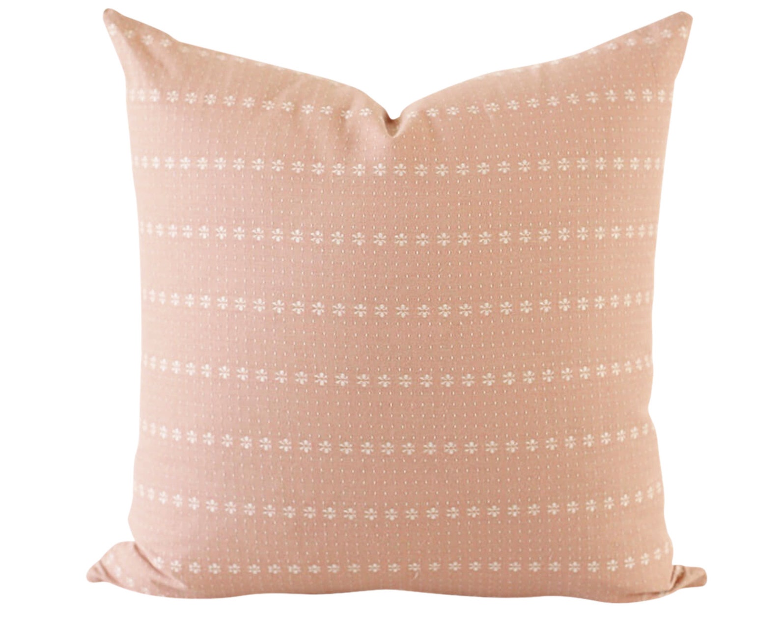 Blush Stripe Throw Pillow Cover Pink Throw Pillow Blush Boho - Etsy