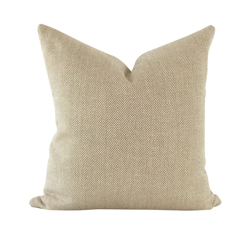 Herringbone Gold Pillow - Etsy