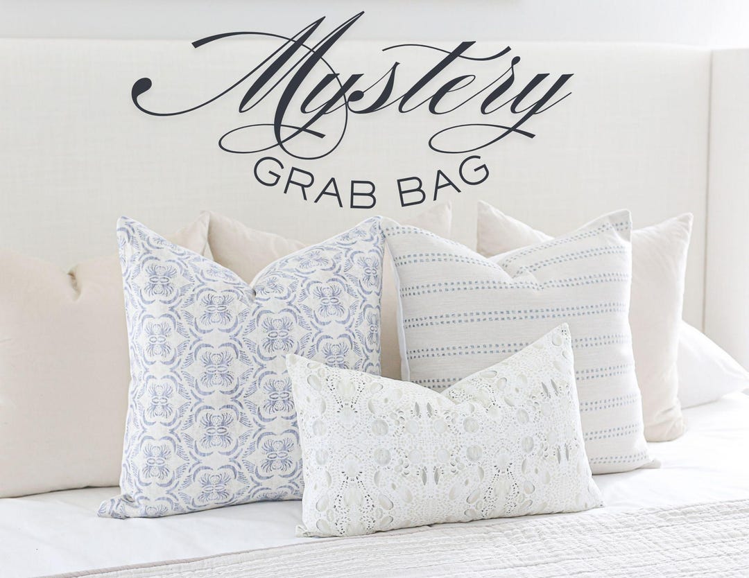 Mystery Pillow Cover Grab Bag: Set of 2 Designer Pillows - Etsy