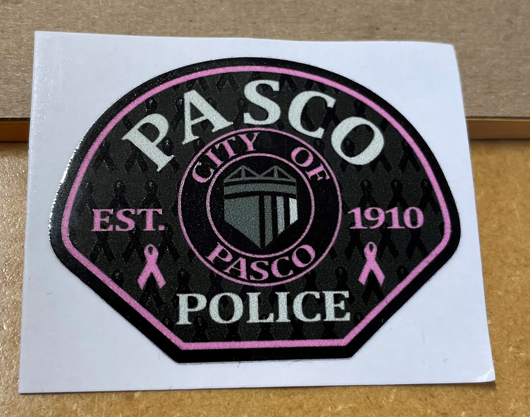 Pasco Police Pink Patch Sticker - Etsy