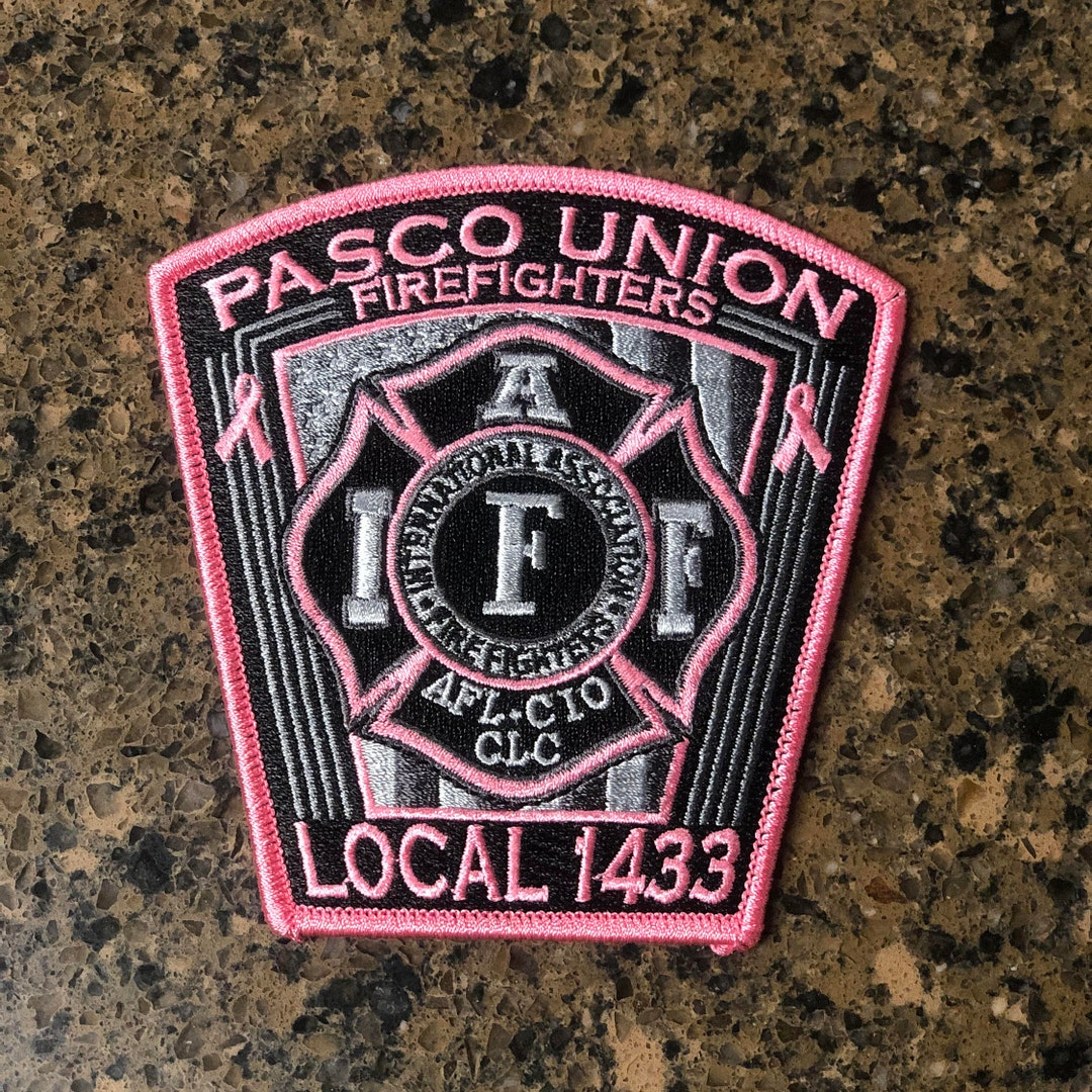 2019 Pasco Union Firefighters IAFF Local 1433 Pink Patch – Inaugural ...