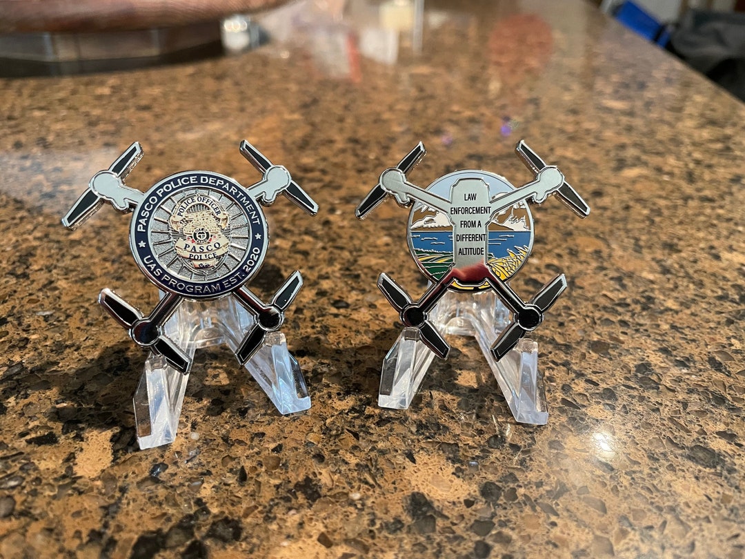 Pasco Police Department Drone Challenge Coin – Limited Edition | FAA ...