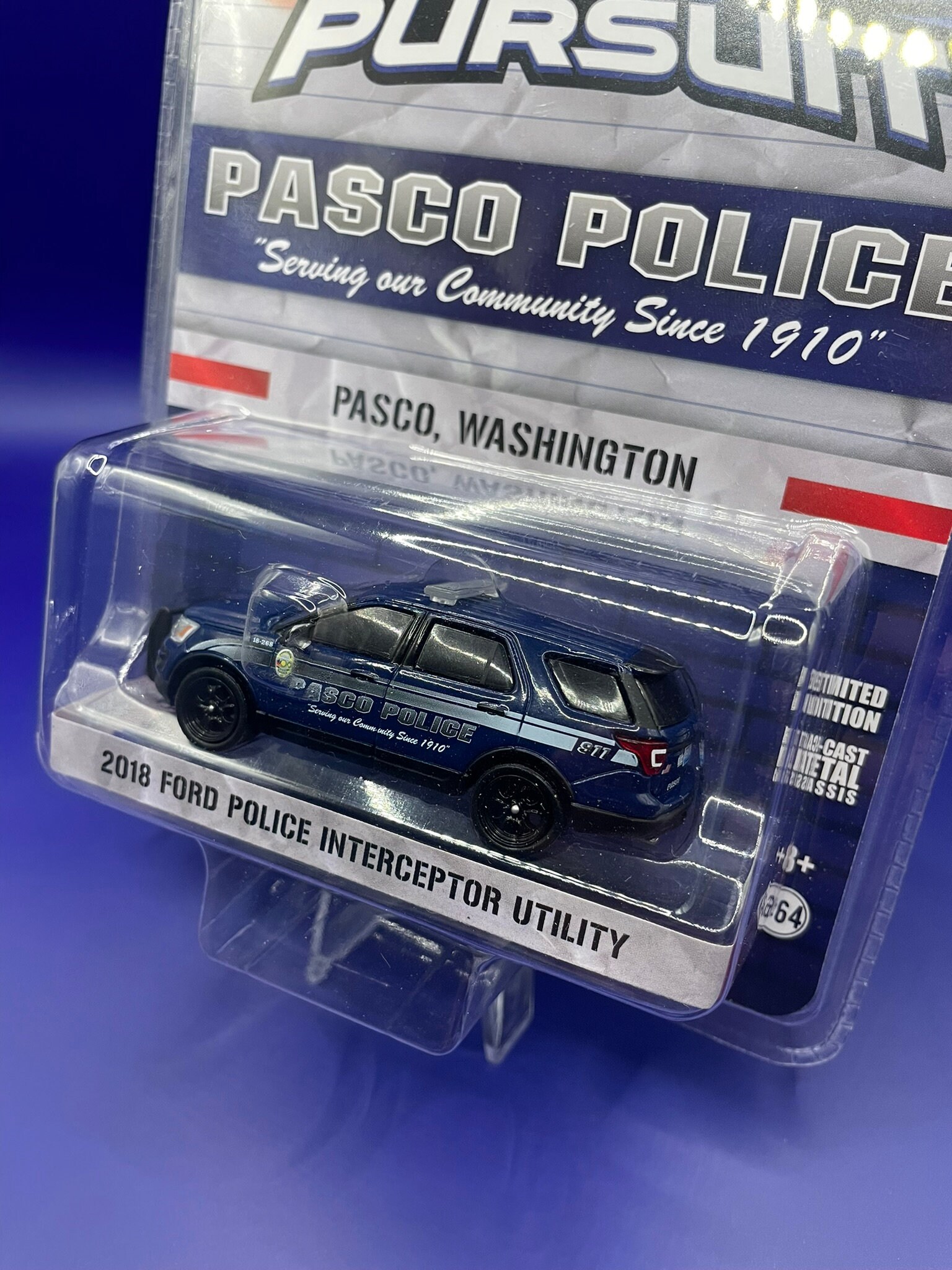 Pasco Police Die-cast Patrol SUV – 1:64 Scale Model (vehicle 18-268) - Etsy