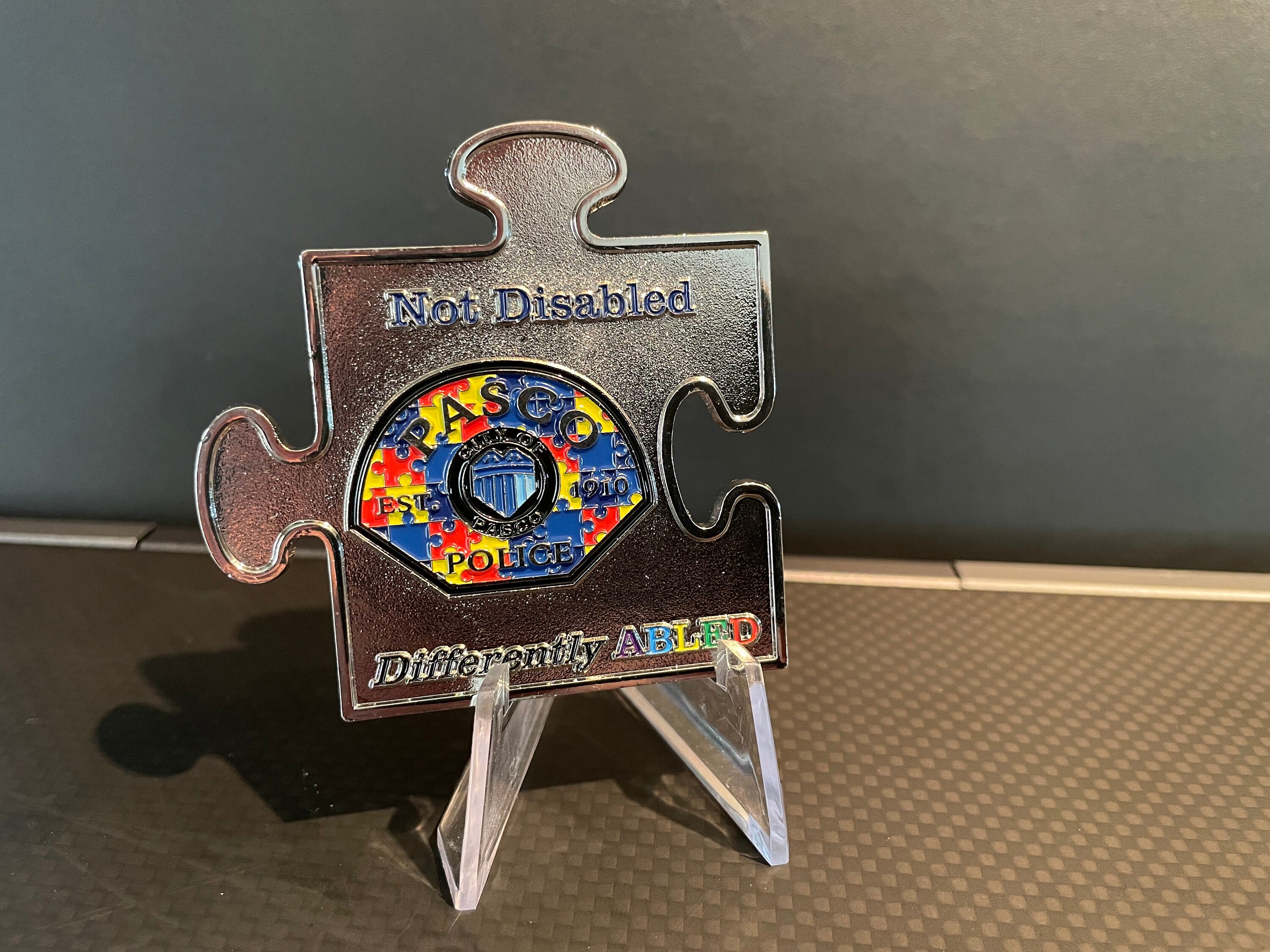 Autism Spectrum Disorder (ASD) Awareness Challenge Coin – Limited ...