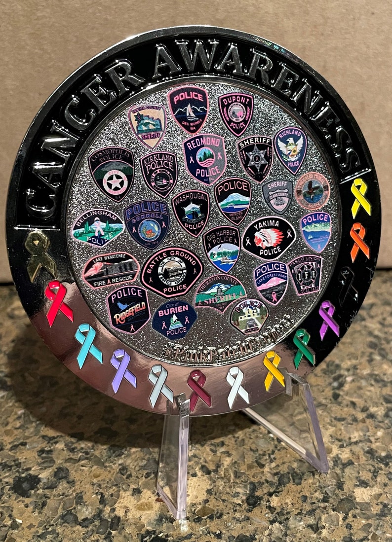 Washington State Pink Patch Challenge Coin – Limited Edition 3.5" First ...