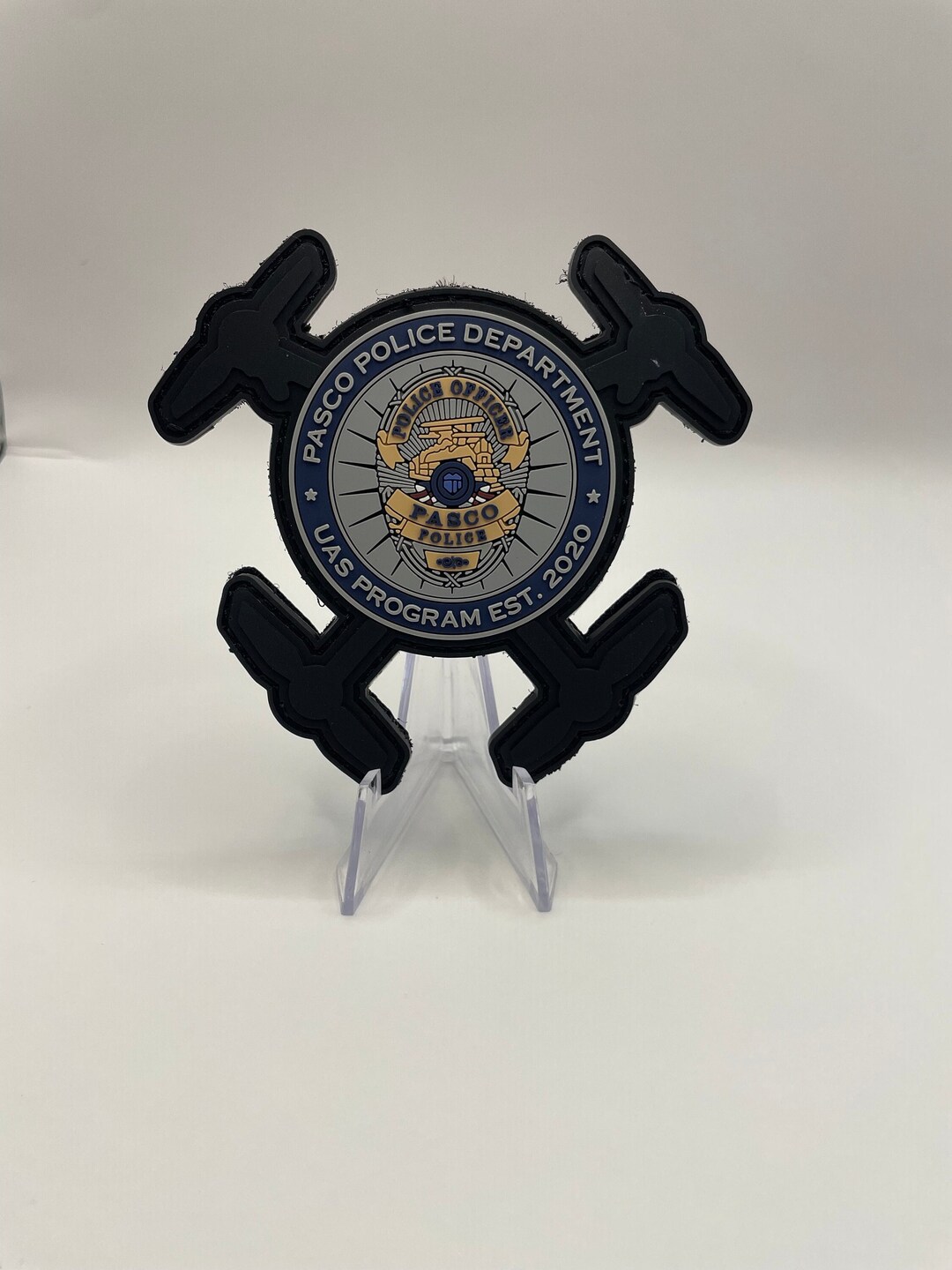 Pasco Police Suas Drone Unit Rubberized Patch – Hook & Loop Backing - Etsy