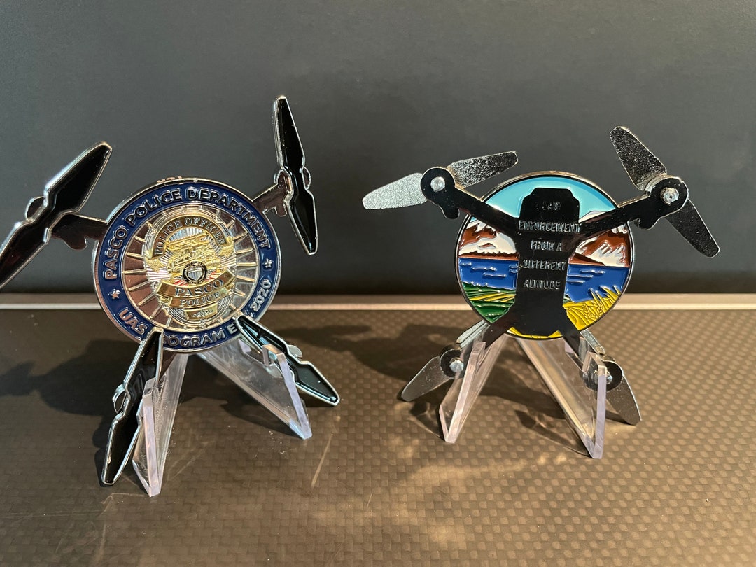 Pasco Police Department Suas drone Spinner Coin - Etsy