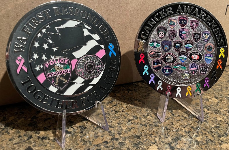 Washington State Pink Patch Challenge Coin – Limited Edition 3.5" First ...