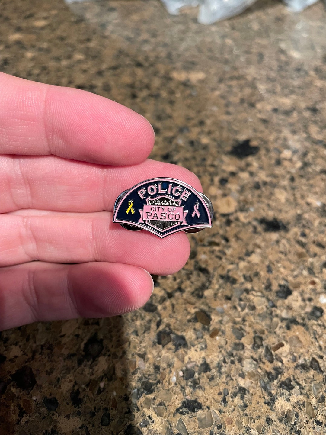 2019 Pasco Police Department Pink Patch Lapel Pin – Breast & Pediatric Cancer Awareness - Etsy