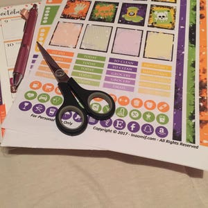 Zombie Kids Halloween Printable Planner Kit - Etsy