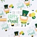St. Patrick's Day Happy Mail Stickers, Shamrock Stickers, Small ...