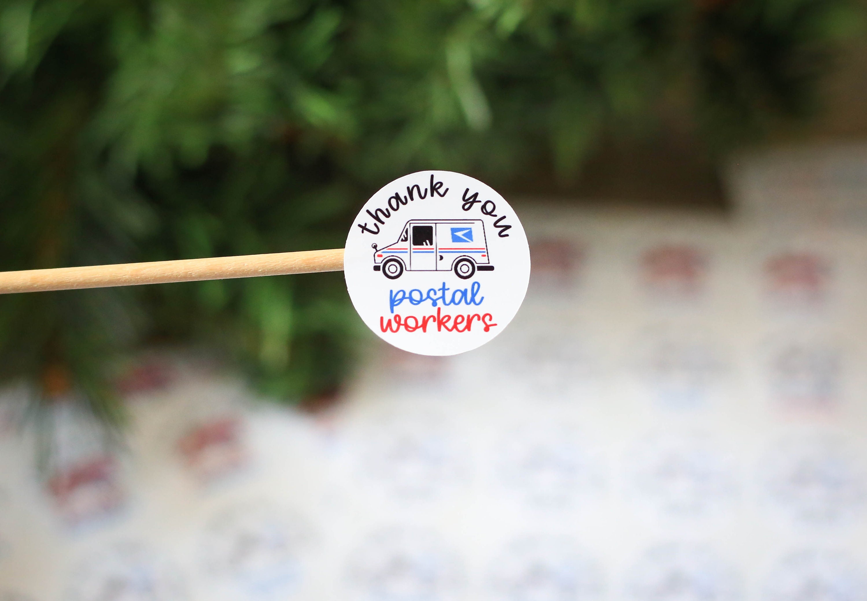 Thank You Postal Worker Stickers USPS Canada Post Stickers - Etsy