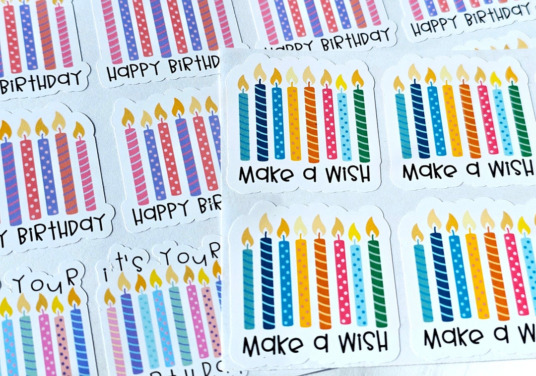 Happy Birthday Stickers, Birthday Cake Stickers, Happy Mail Stickers ...