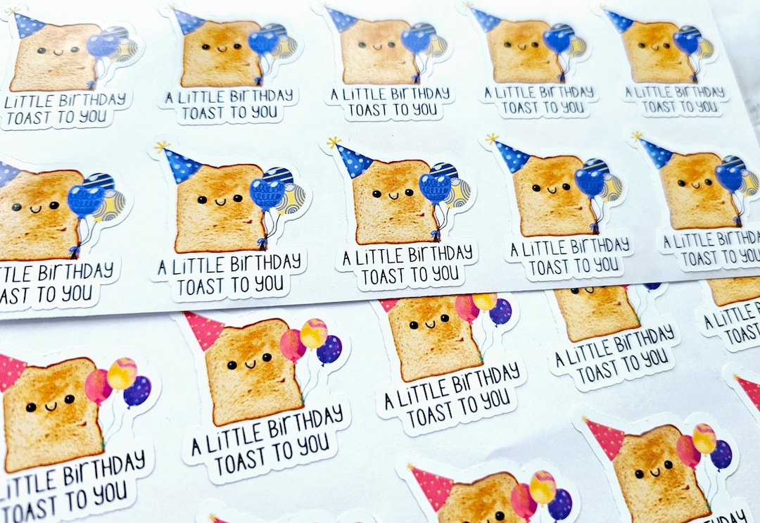 Happy Birthday Stickers, Birthday Pun Stickers, Happy Mail Stickers ...