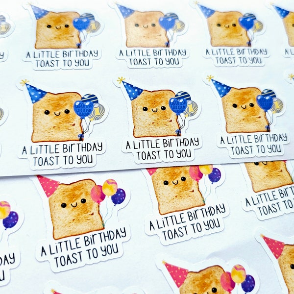 Happy Birthday Sticker - Etsy