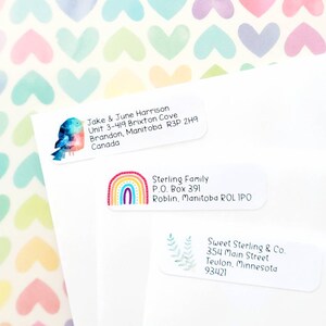 Custom Return Address Label Stickers, Summer Return Address Labels ...