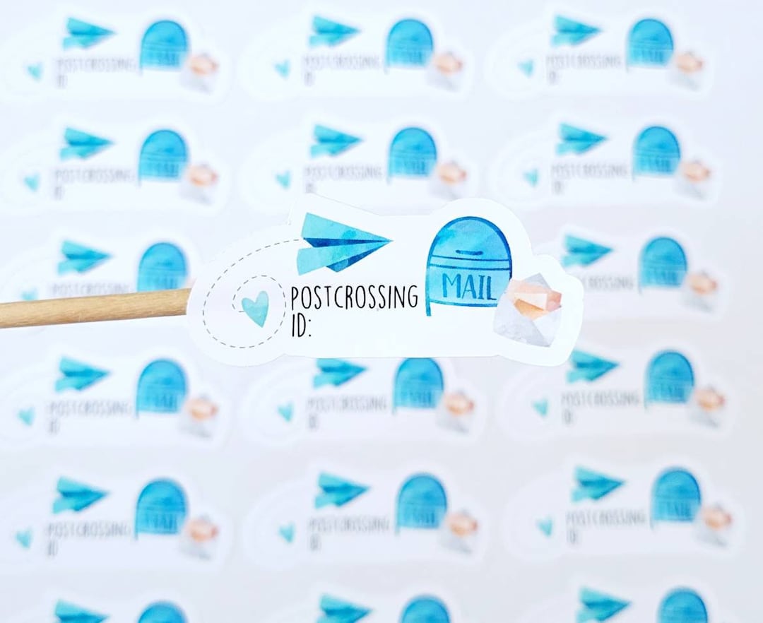 Postcrossing Stickers, Postcard Stickers, Penpal Stickers, Happy Mail ...