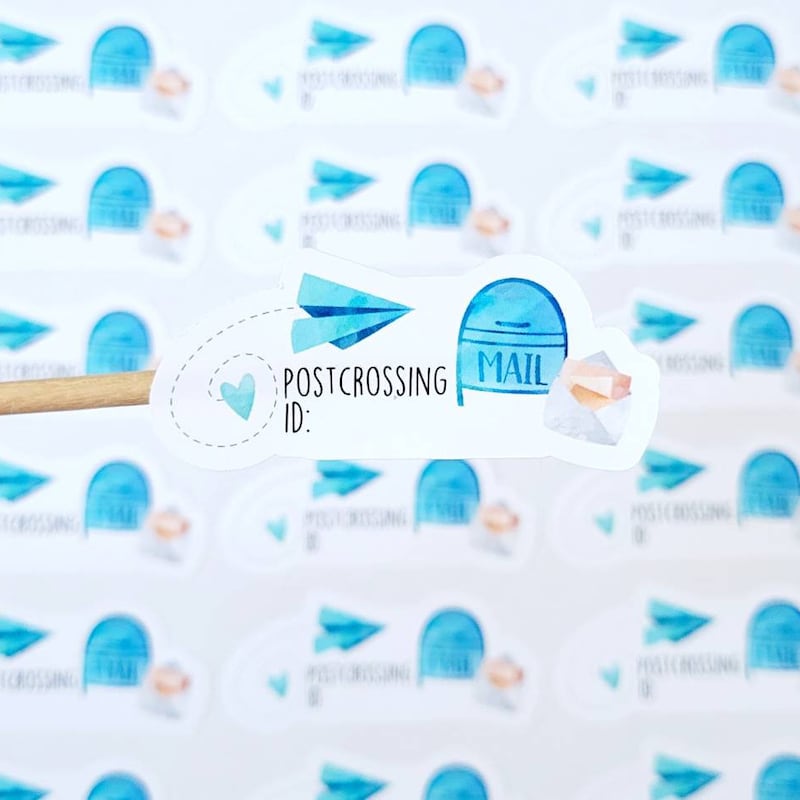 Postcrossing Sticker - Etsy