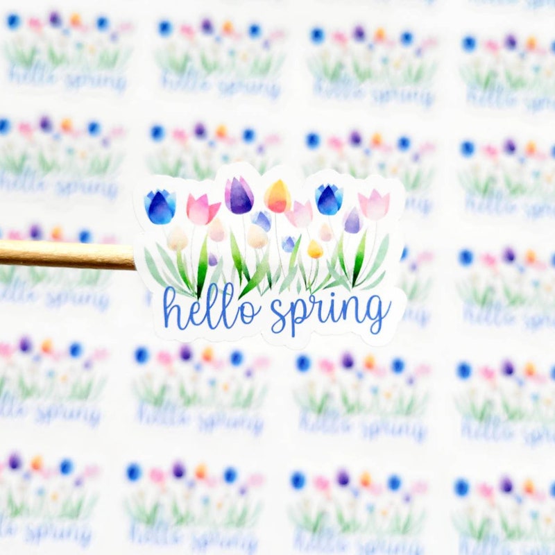 Spring Stickers - Etsy