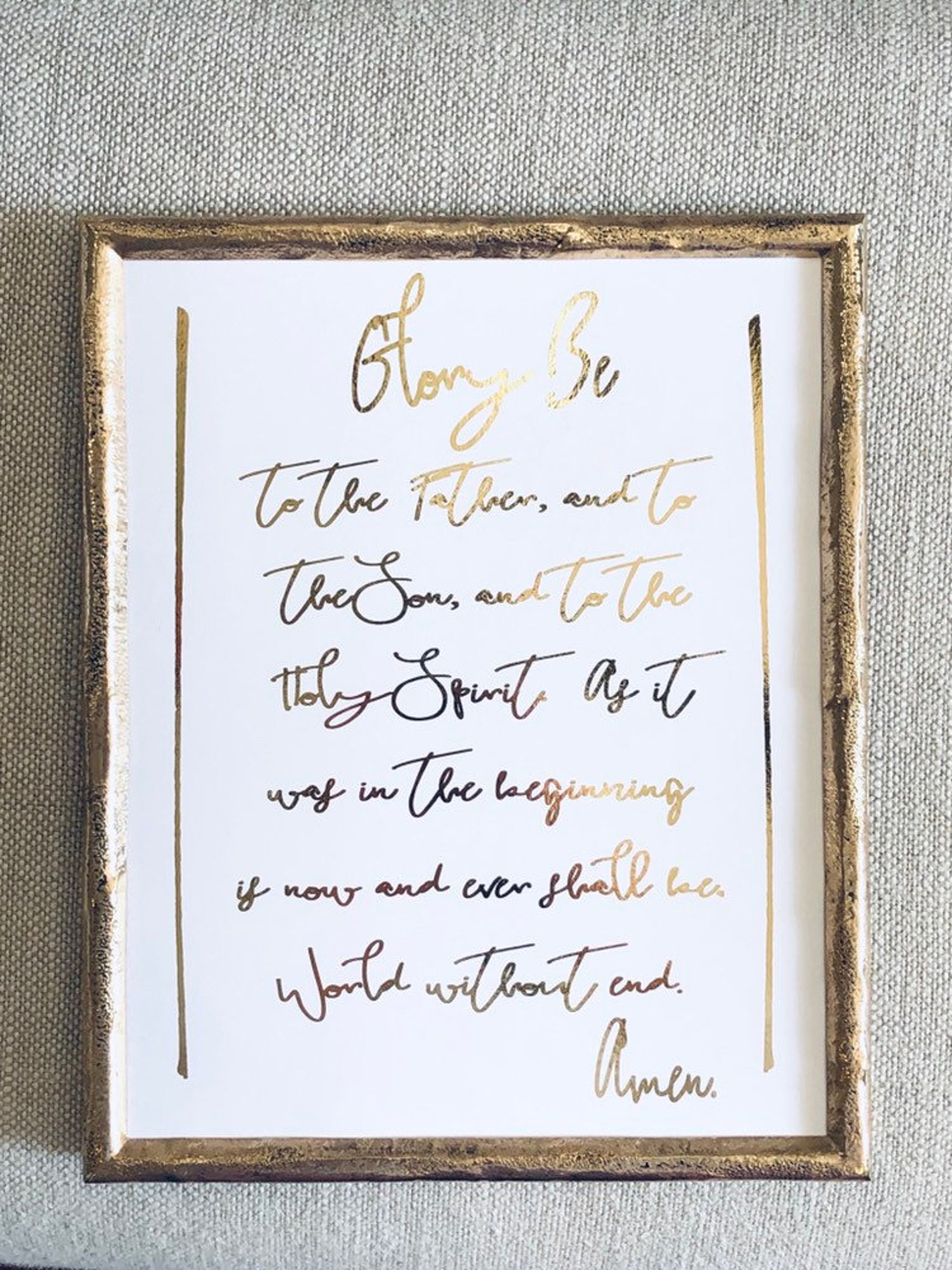 Glory Be Prayer Glory Be Print Catholic Prayer Christian - Etsy