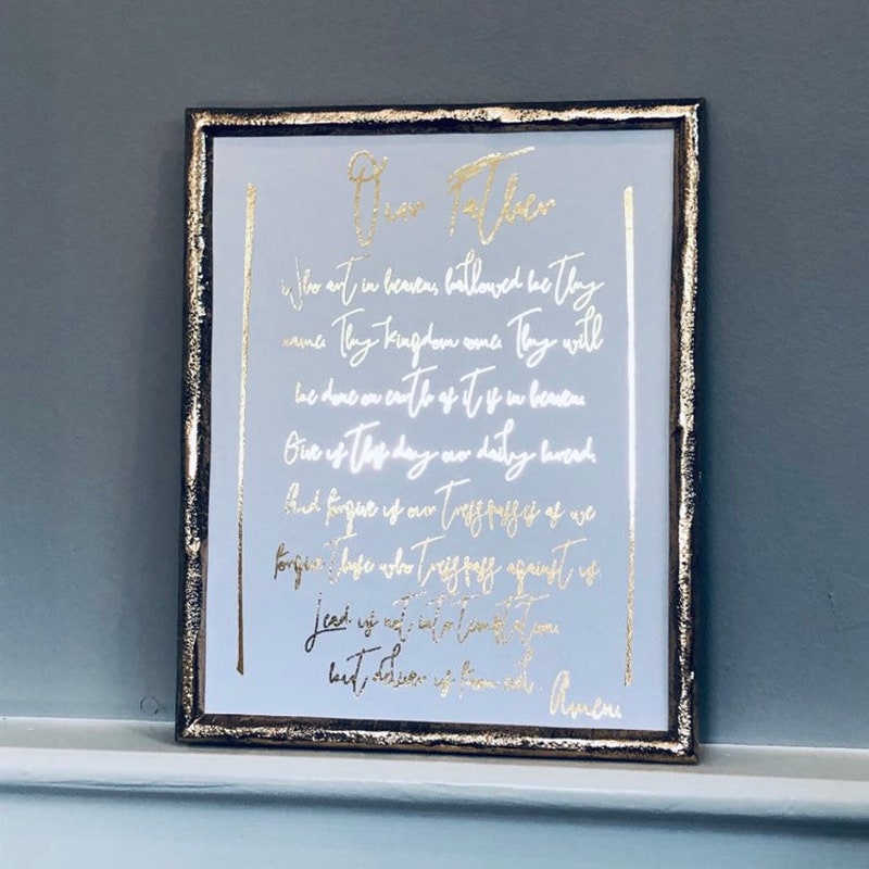 Our Father Prayer - Etsy