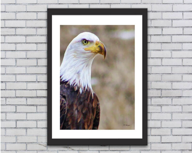 Printable Eagle Painting/printable Rustic Art/ Cabin Art/ Rustic Print ...