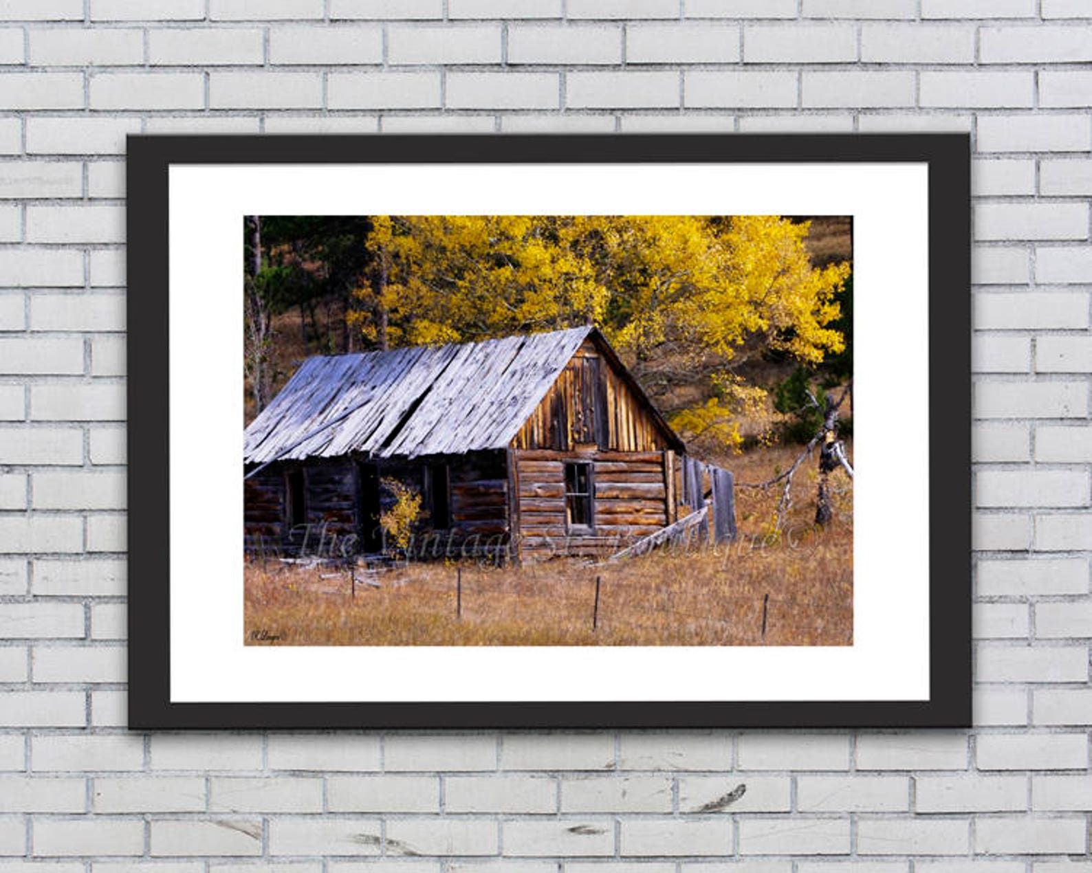 Print/ Art/ Rustic/ Wall Art/Cabin Decor/ Barn Decor/Autumn Print/South ...