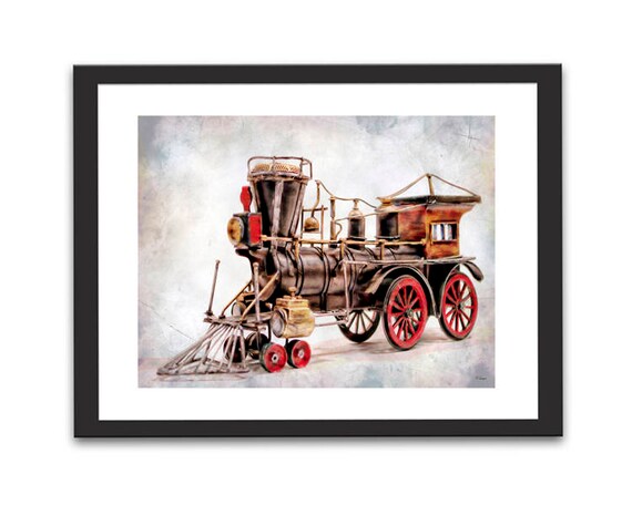 Printable Train Art/man Cave Art/fathers Day Gift /digital | Etsy