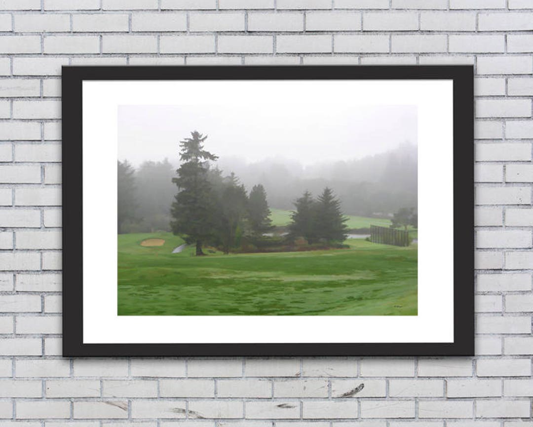 Printable Landscape Art/printable Golf Course Art/ Home Decor Art/ Wall ...