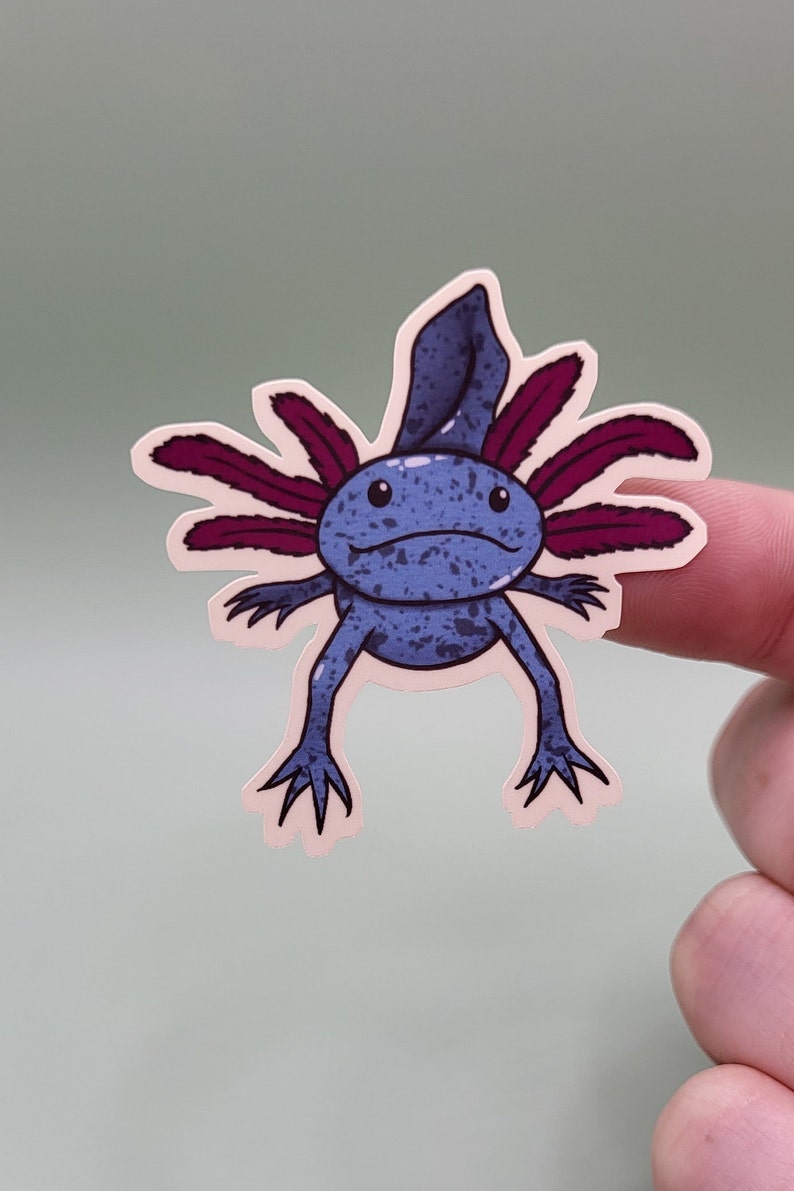 Axolotl Sticker Sheet - Etsy