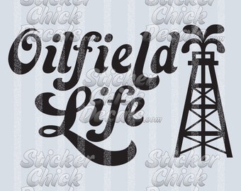 Oilfield decal | Etsy