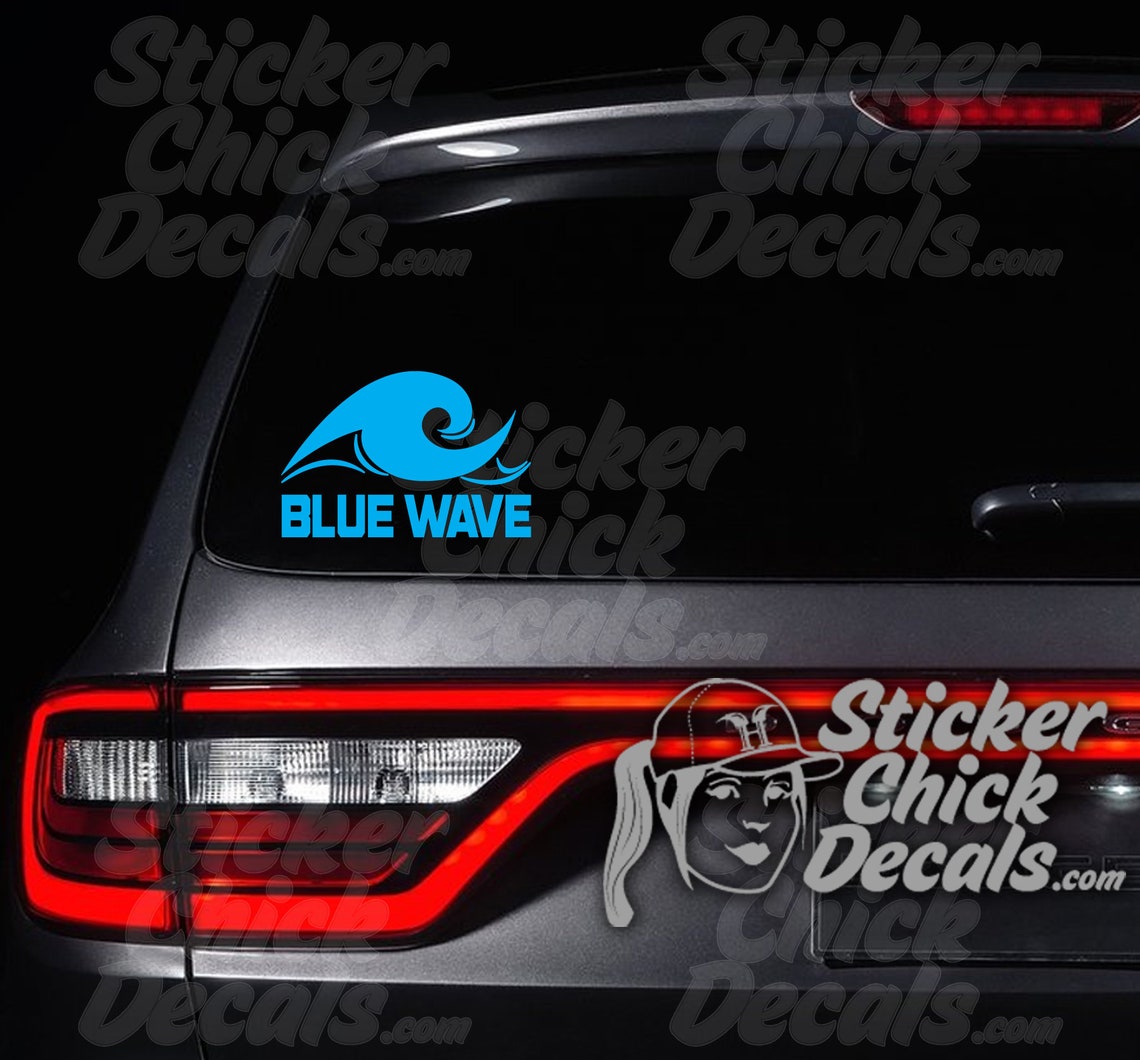 Blue Wave Political Vector Cut File for Cutting - Eps Svg Png Pdf Dxf ...