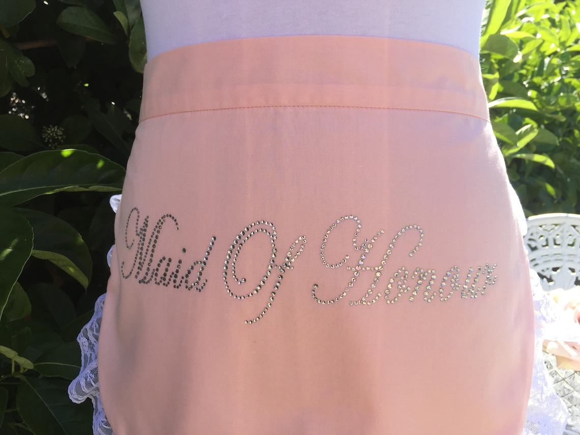 Bridal Shower Apron Wedding Apron Kitchen Tea Apron - Etsy