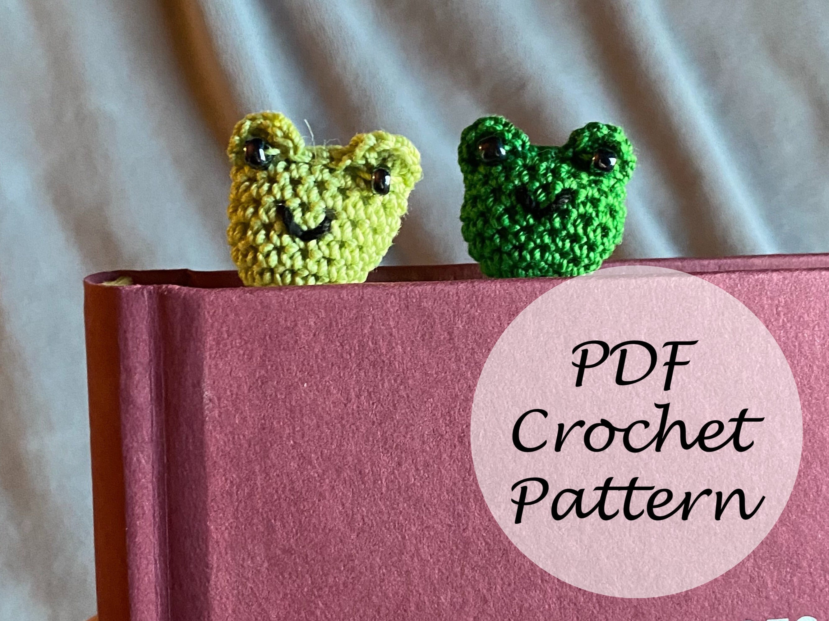 Frog Bookmark PATTERN // Cottagecore Crochet Bookmark Pattern - Etsy UK