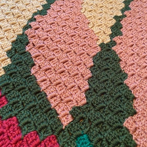 Hummingbird Graphgan C2C Crochet // Lap Throw Corner to Corner Crochet ...