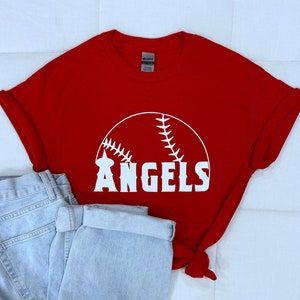 Angels Baseball// Angels Shirt// Baseball Shirt - Etsy