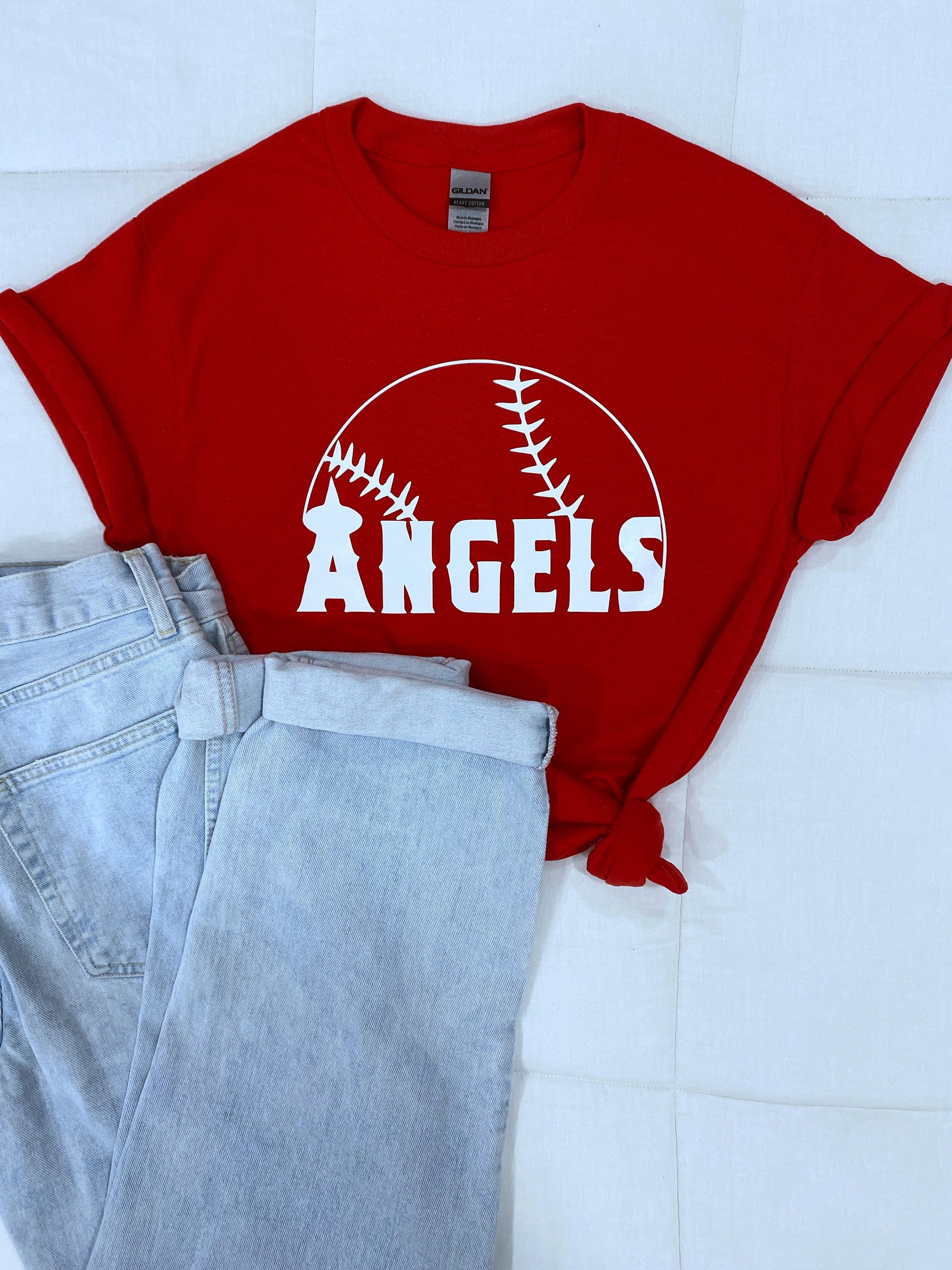 Angels Baseball// Angels Shirt// Baseball Shirt - Etsy