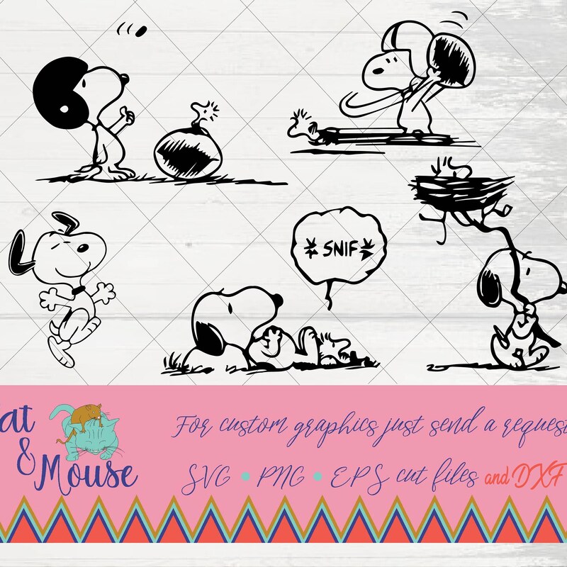 Snoopy Svg Cricut - Etsy