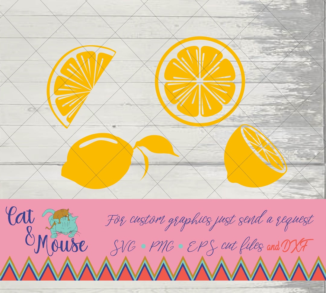 Lemon, Lemon Slice SVG; Cricut Cut Files; SVG; Shirt SVG; Clipart - Etsy