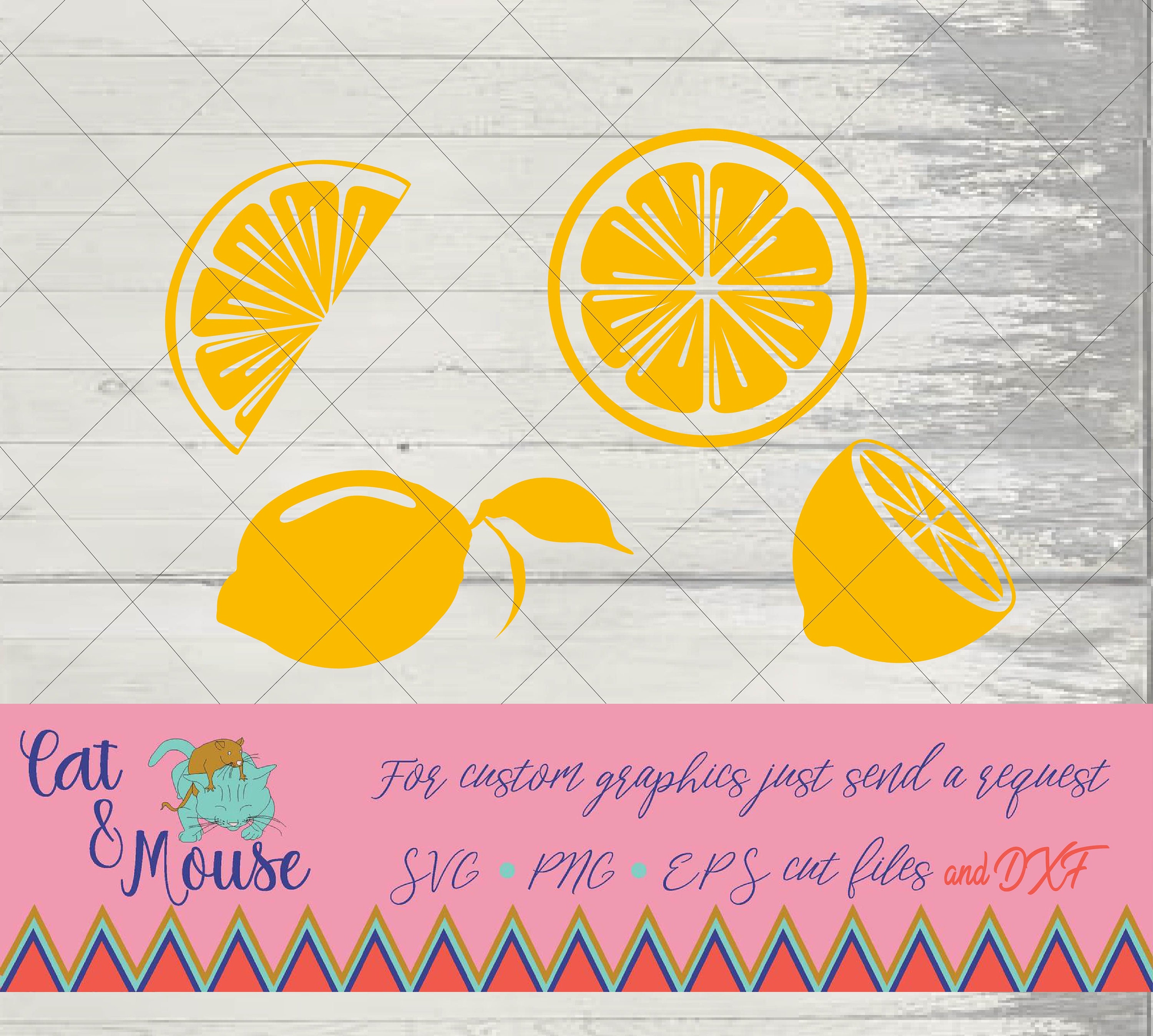 Lemon lemon slice SVG Cricut Cut files SVG Shirt SVG | Etsy