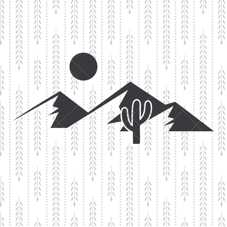 Desert SVG Cricut Cut Files SVG Shirt SVG - Etsy