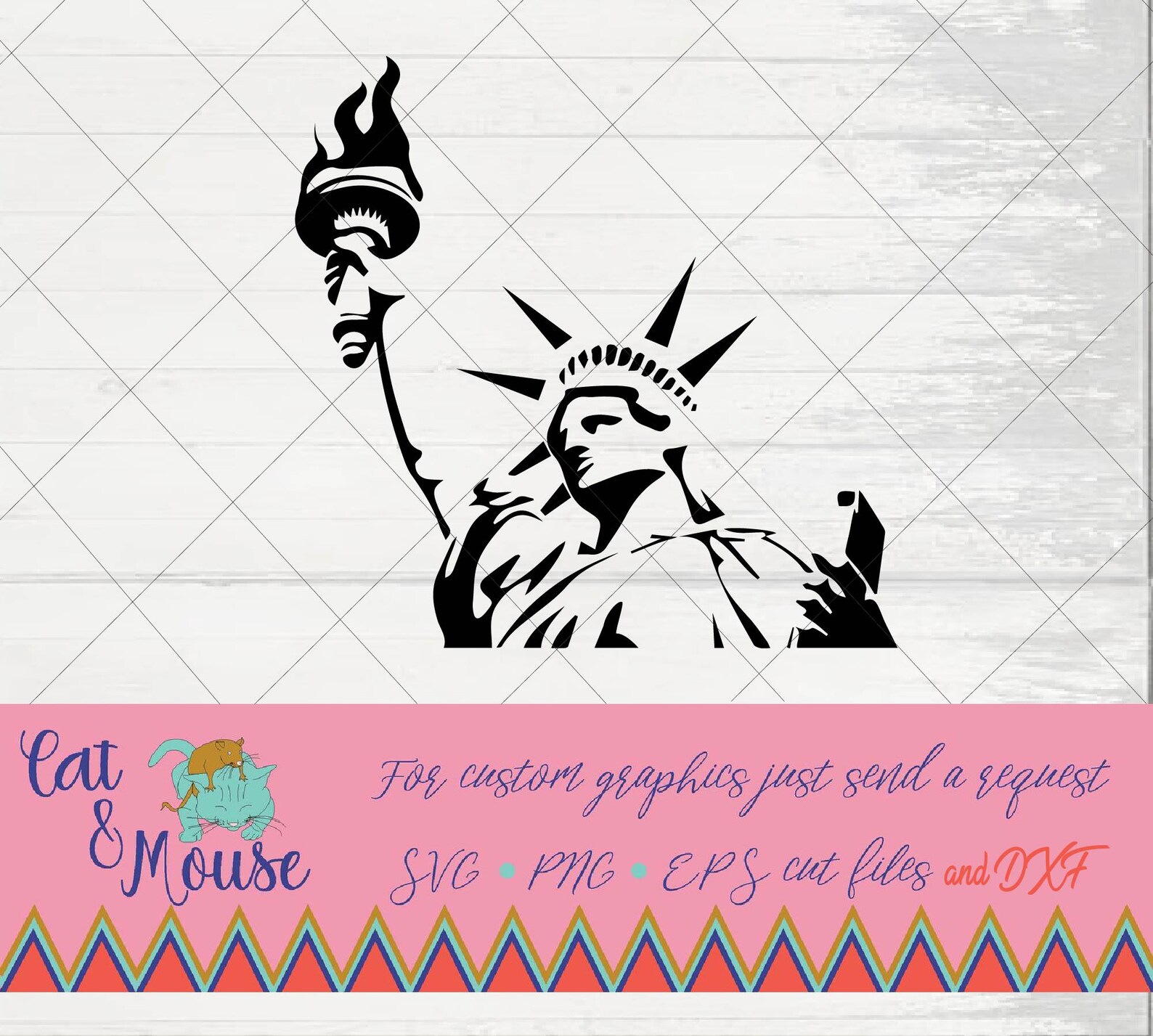 Statue of Liberty SVG Cricut Cut Files SVG Shirt SVG - Etsy