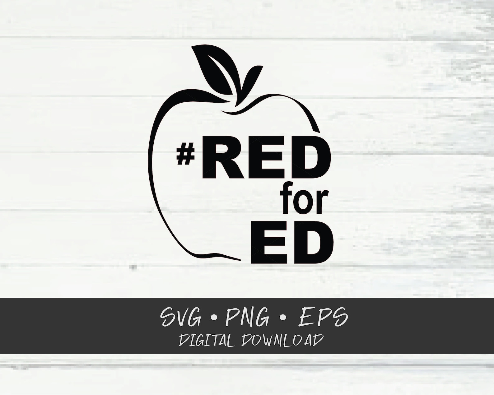 Red for Ed SVG Cricut Cut Files SVG Shirt SVG - Etsy