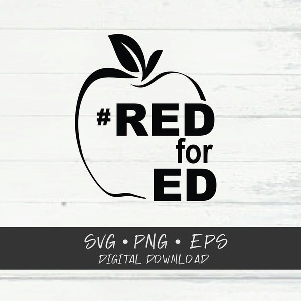 Red for Ed Tshirt - Etsy