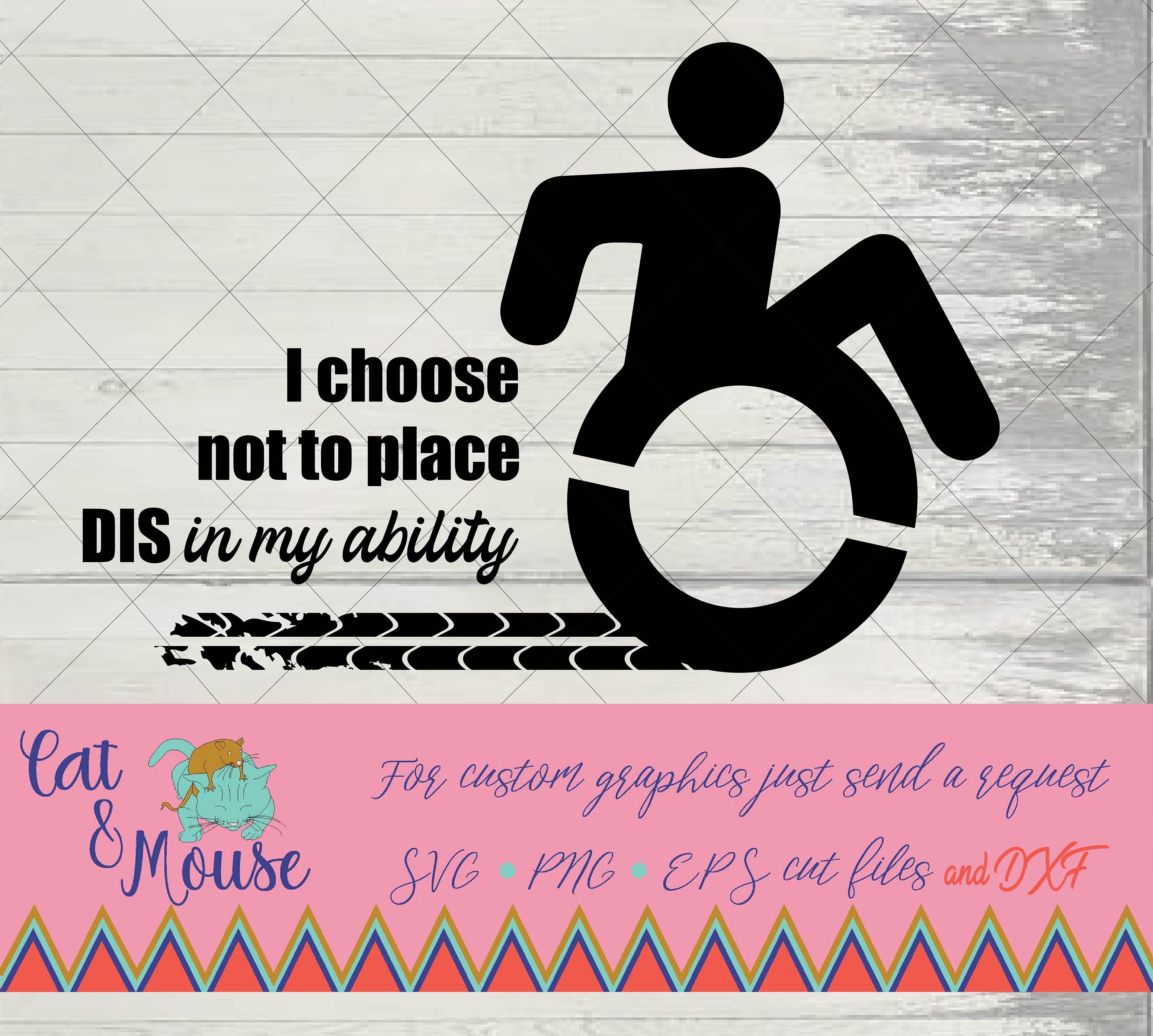 Wheelchair Handicap Disability Ability Accessibility SVG - Etsy UK