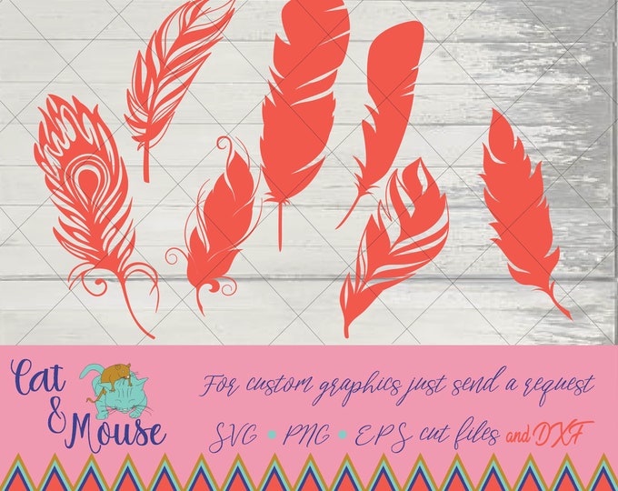 Peacock Feather SVG, Feather, Peacock Feather Monogram SVG Cut Table ...