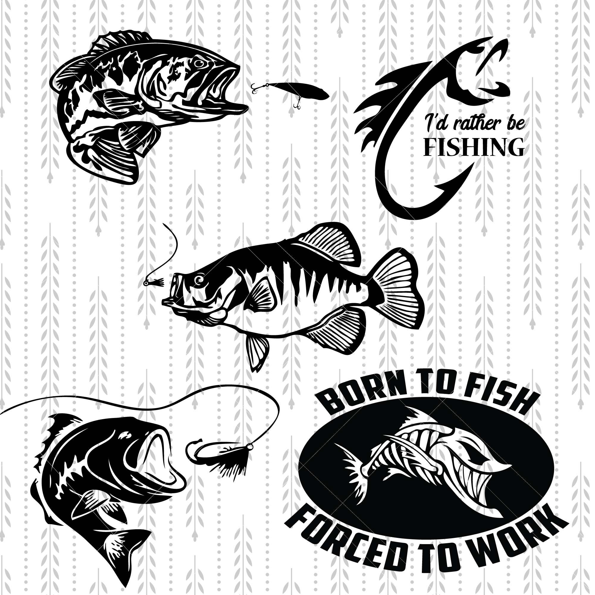 Fishing Bundle SVG Cricut Cut Files SVG Shirt SVG - Etsy
