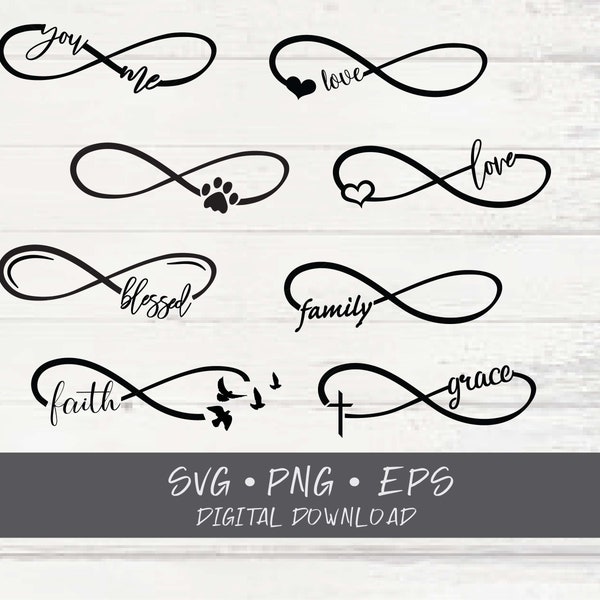 Infinity Svg - Etsy
