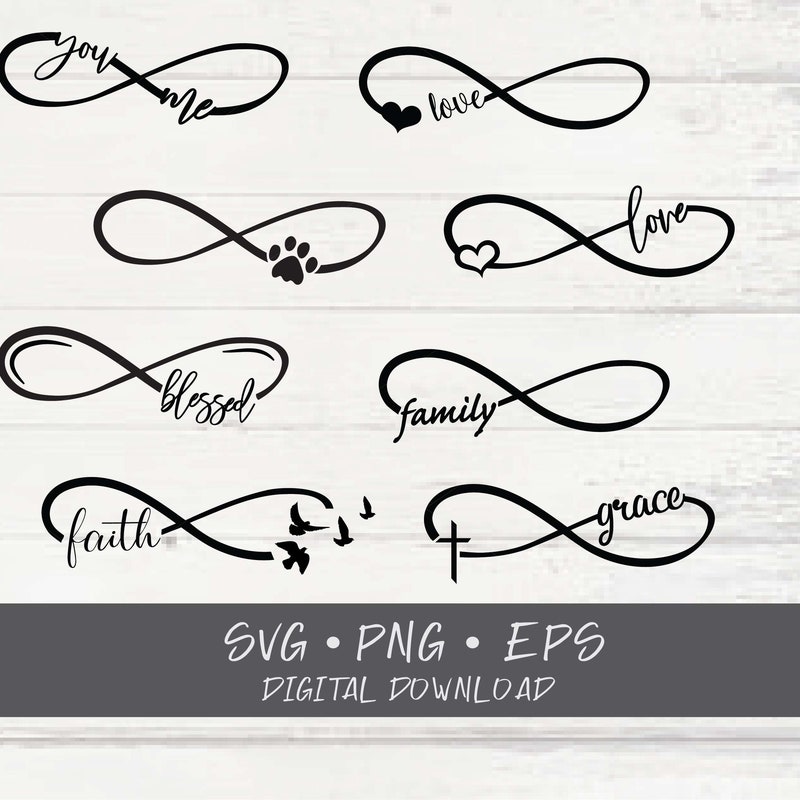 Infinity Svg - Etsy