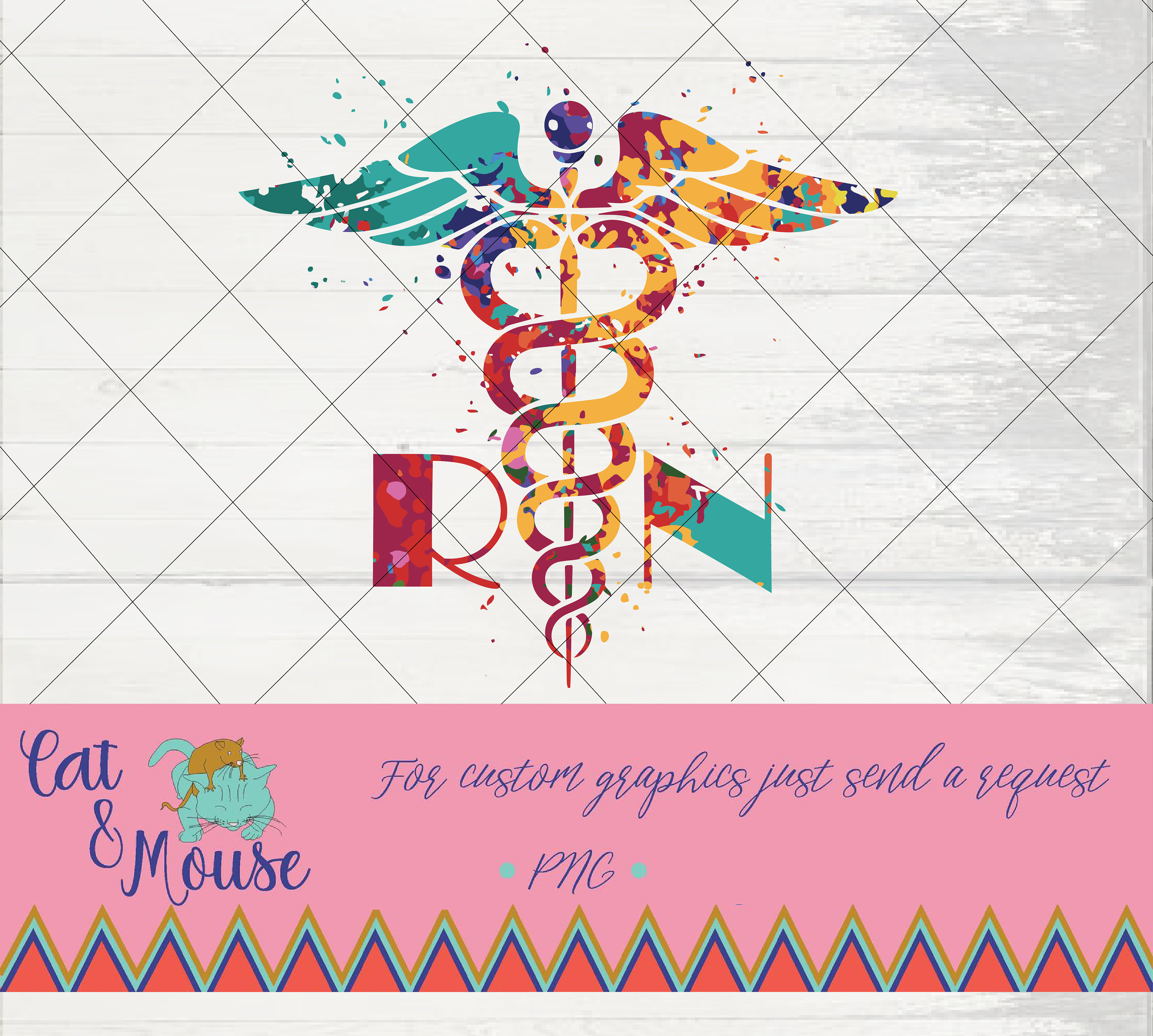 Registered Nurse Logo Pink